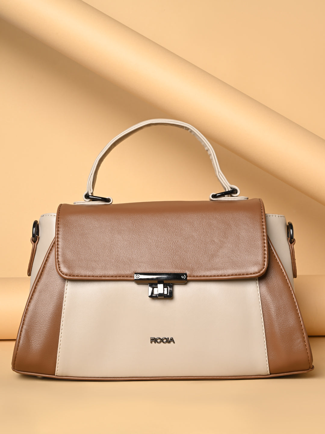 Shop Rocia By Regal Beige Women Smart Day Bag Online