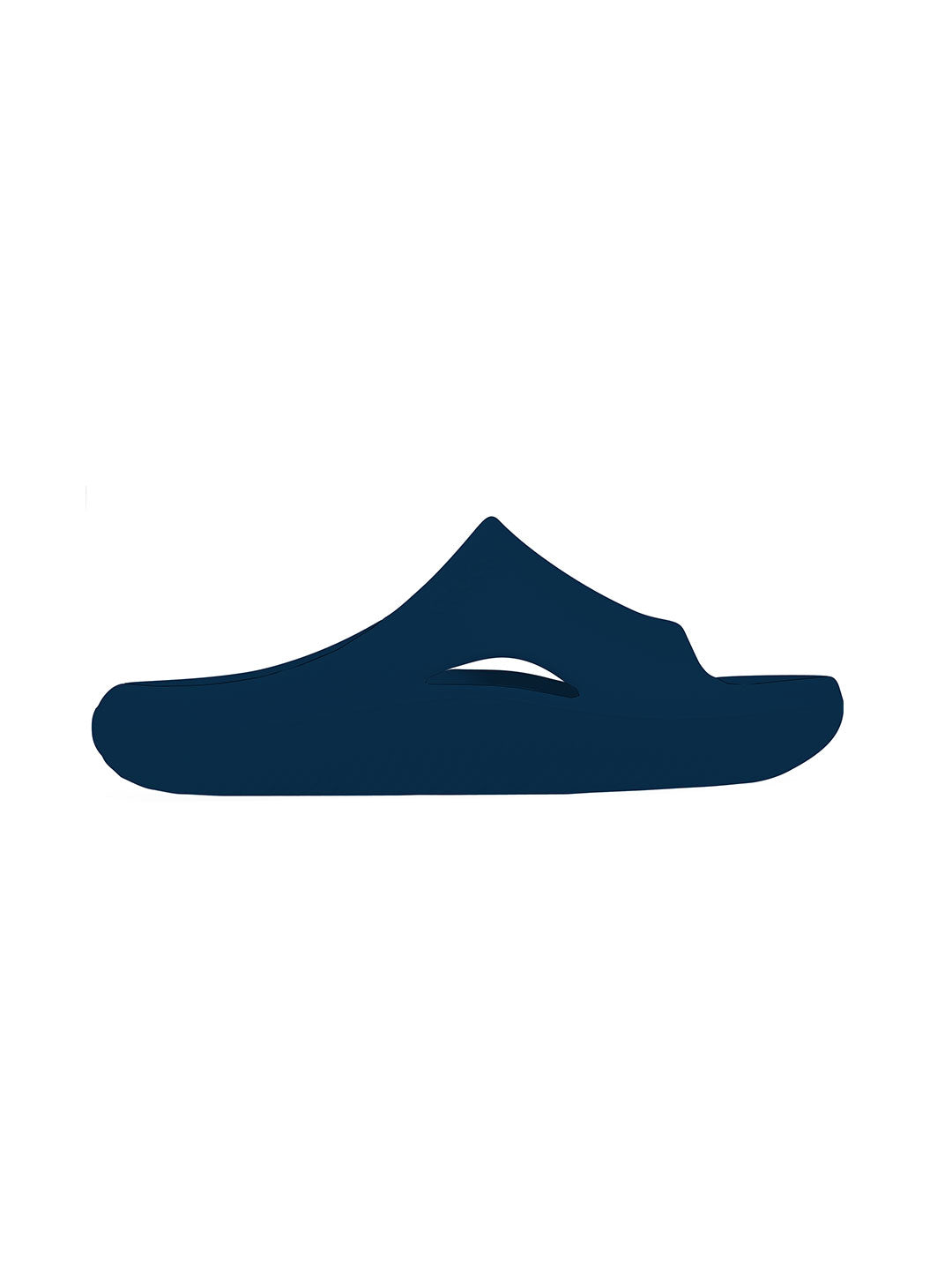 Shop Crocs Navy Blue Mellow Recovery Slide Online