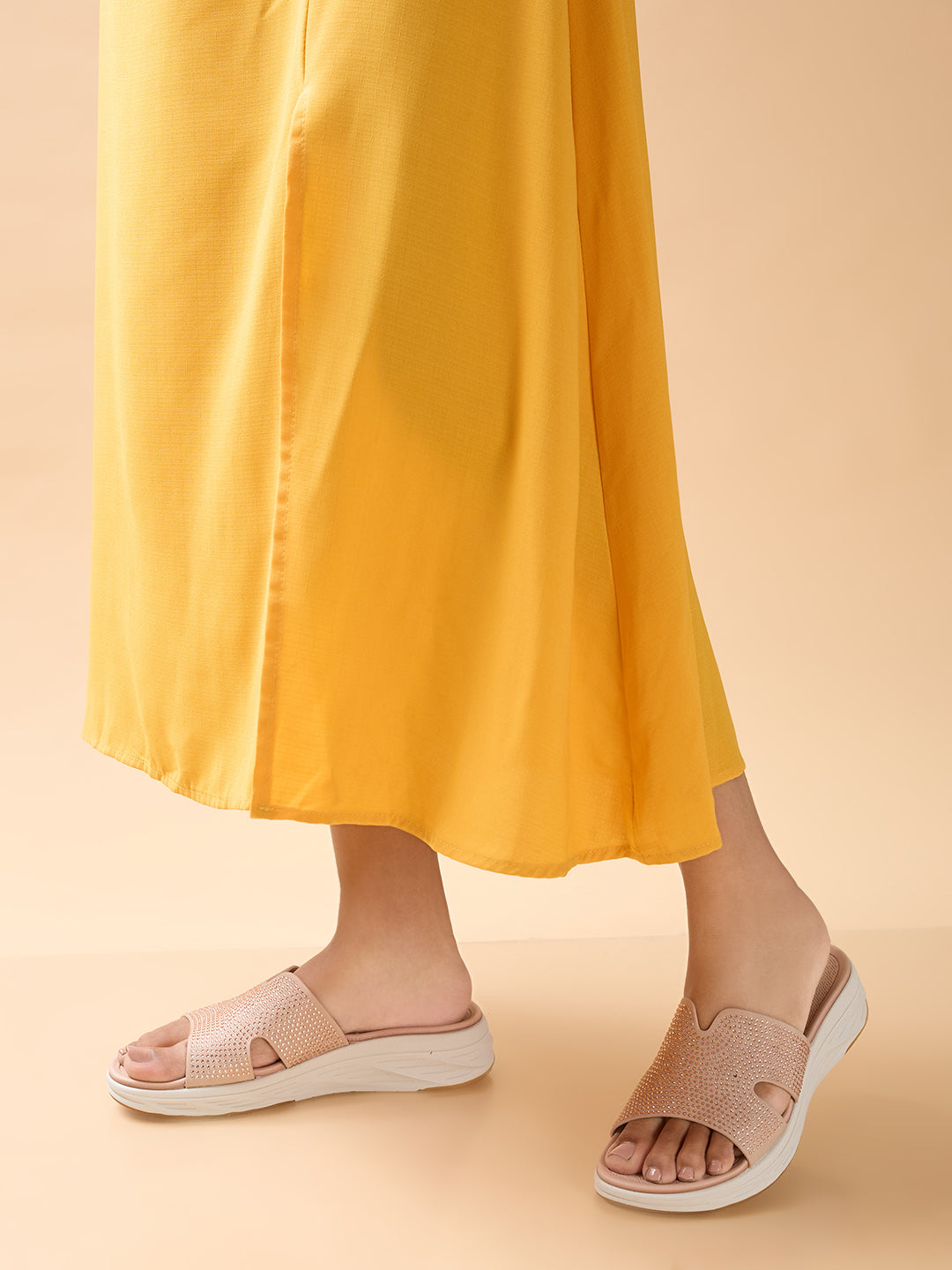 Shop Rocia By Regal Pink Women Comfort Diamond Studded Stylish Flats Online
