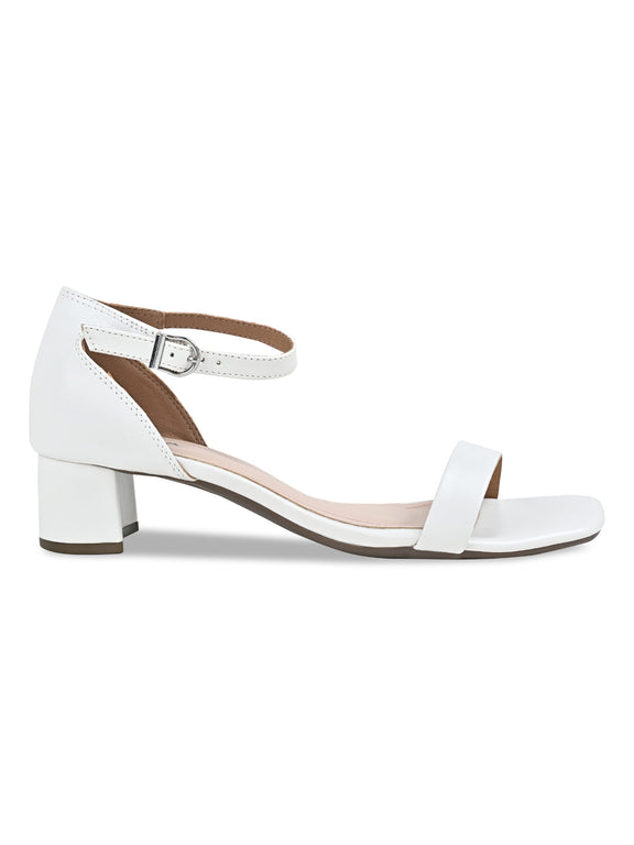 Shop Rocia By Regal White Women Block Heel Sandal Online