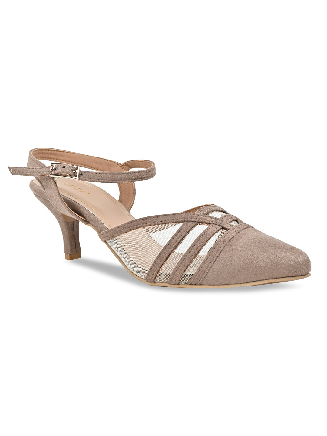 Rocia By Regal Beige Women Suede Pumps