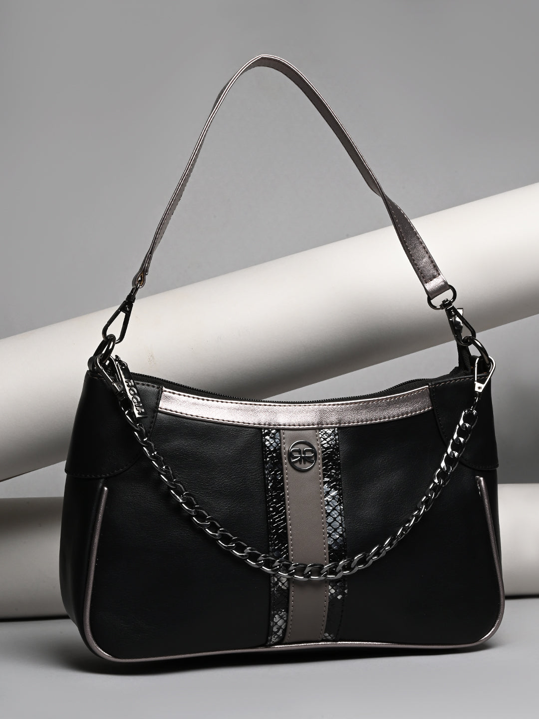 Buy Rocia By Regal Black Women Classy Shoulder Bag Online At Regal ...