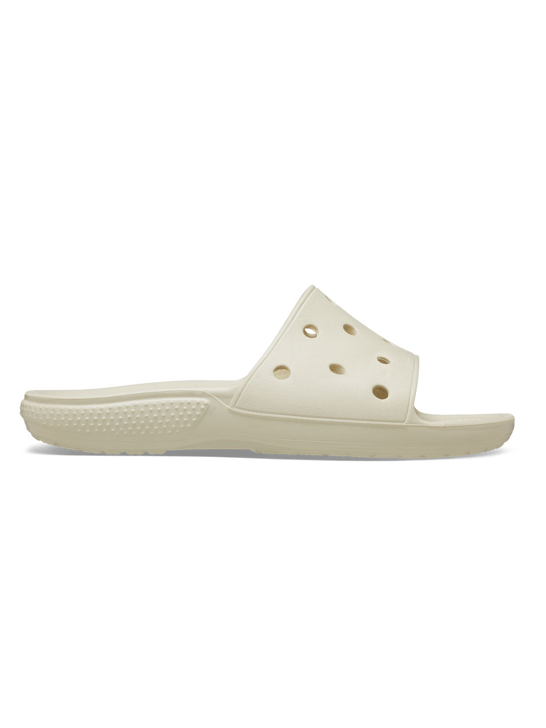 Shop Crocs Cream Unisex Classic Slides Online