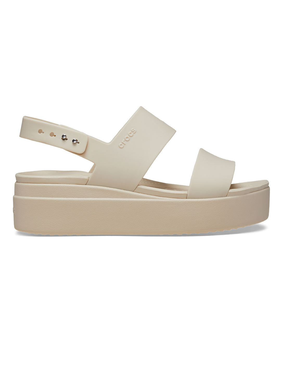 Crocs Cream Women Brooklyn Low Wedge