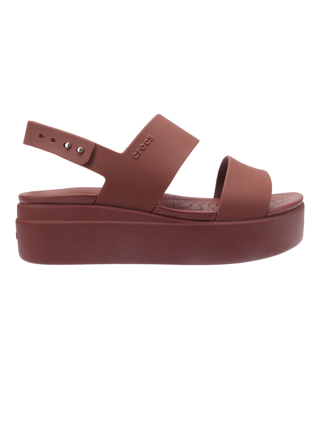 Crocs Maroon Women Brooklyn Low Wedge