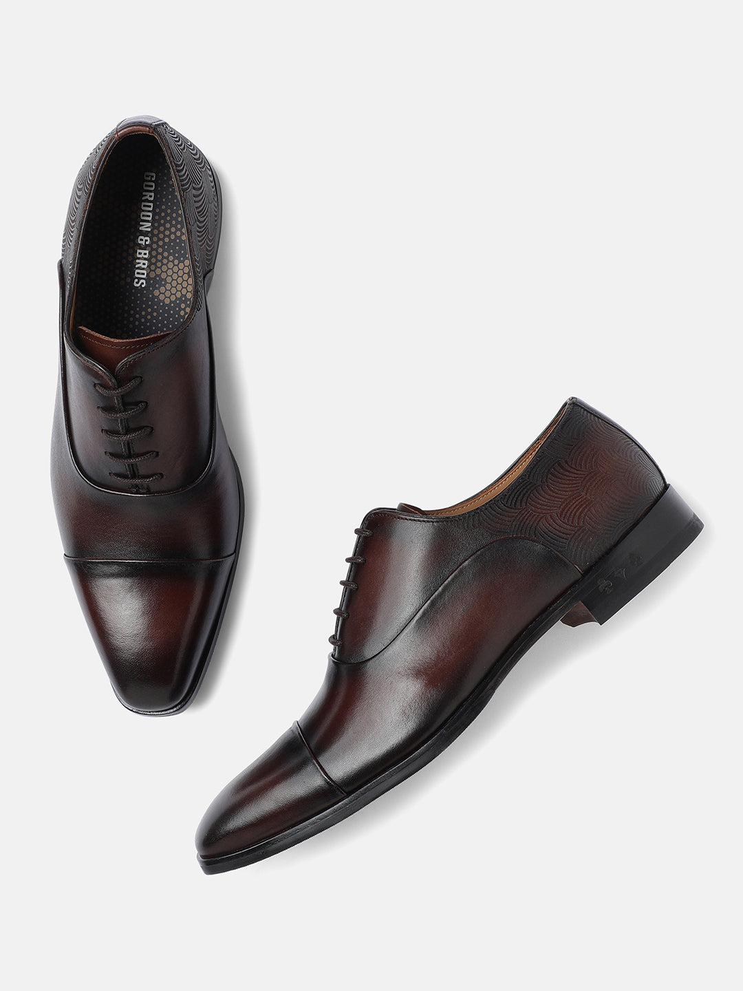 Shop Gordon And Bros Brown Men Derby Lace Up Shoes GRB26BROWN